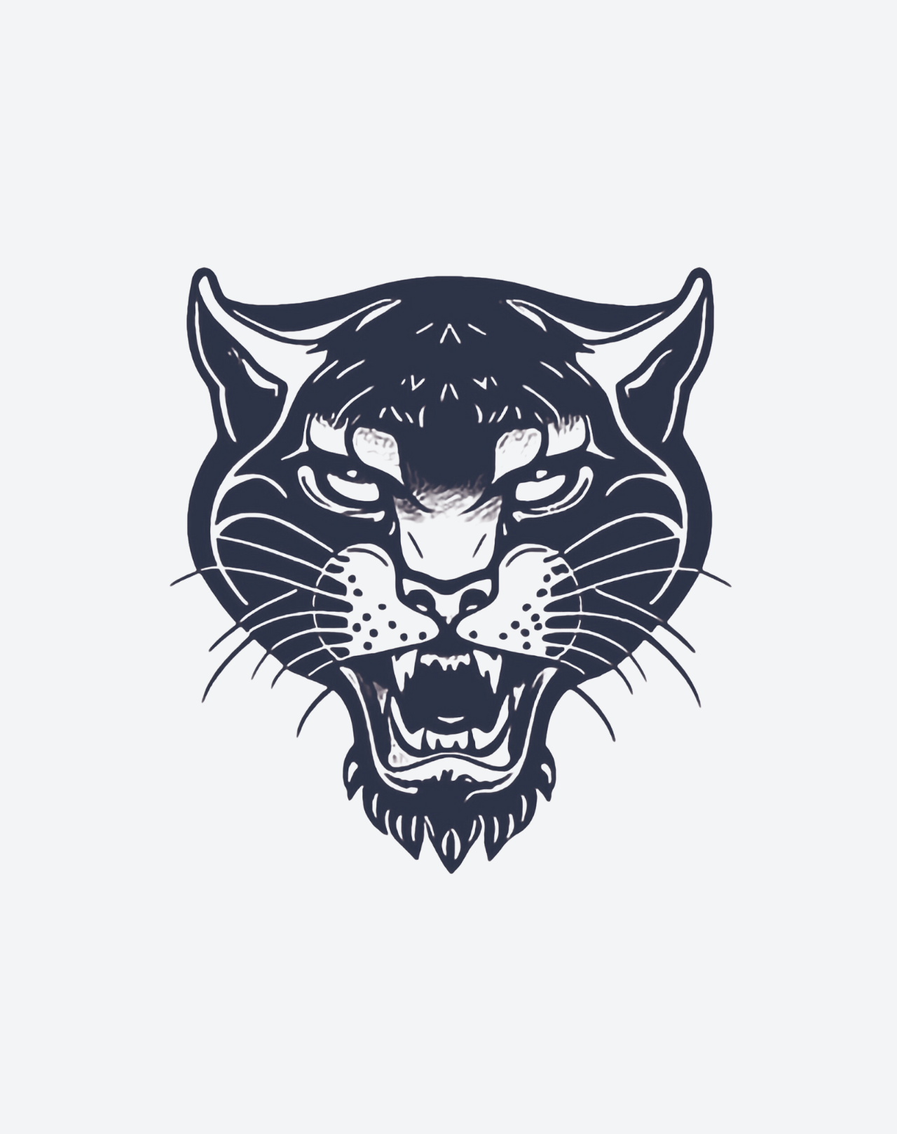 Blackwork Panther Temporary Tattoo. Lasts 1-2 Weeks. – EZINK™