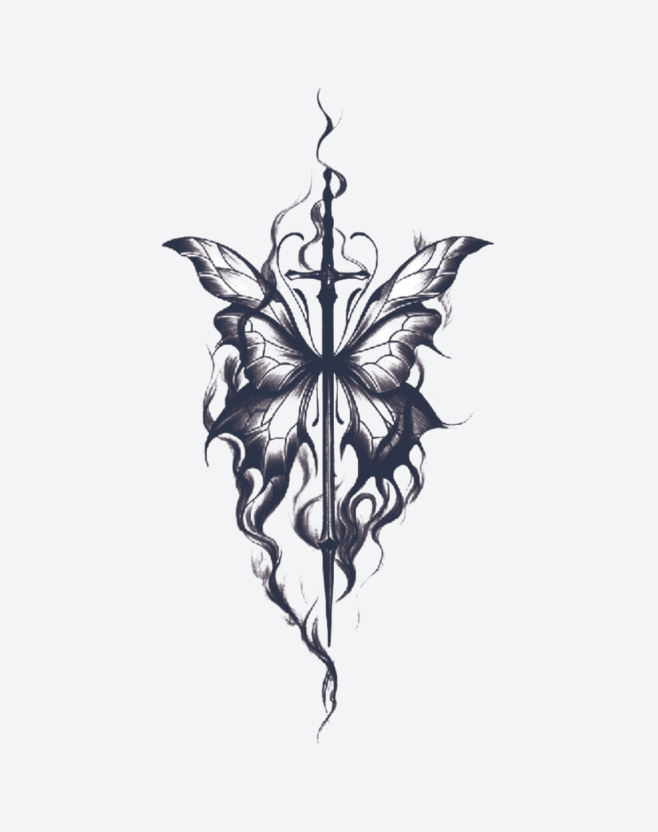 Gothic sword tattoo - Bronctattooaus.com