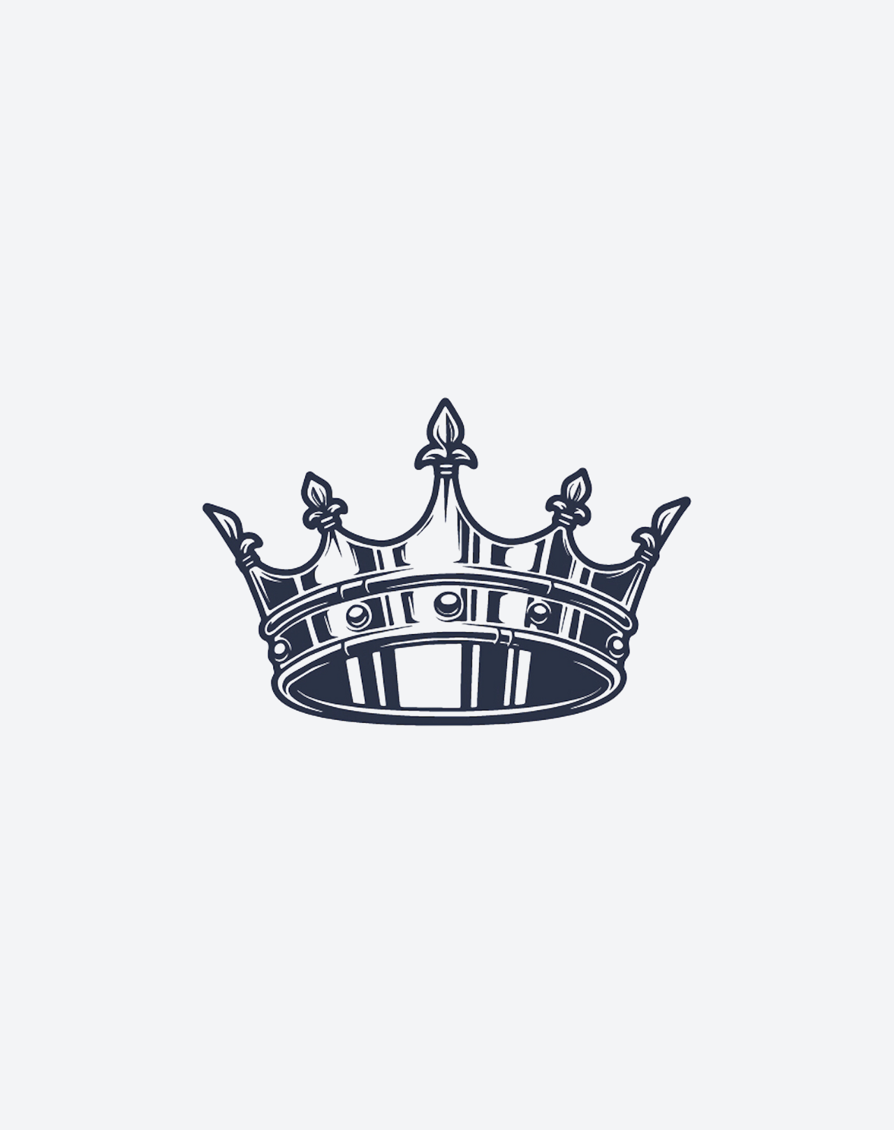 Crown Temporary Tattoo. Lasts 1-2 Weeks. – EZINK™