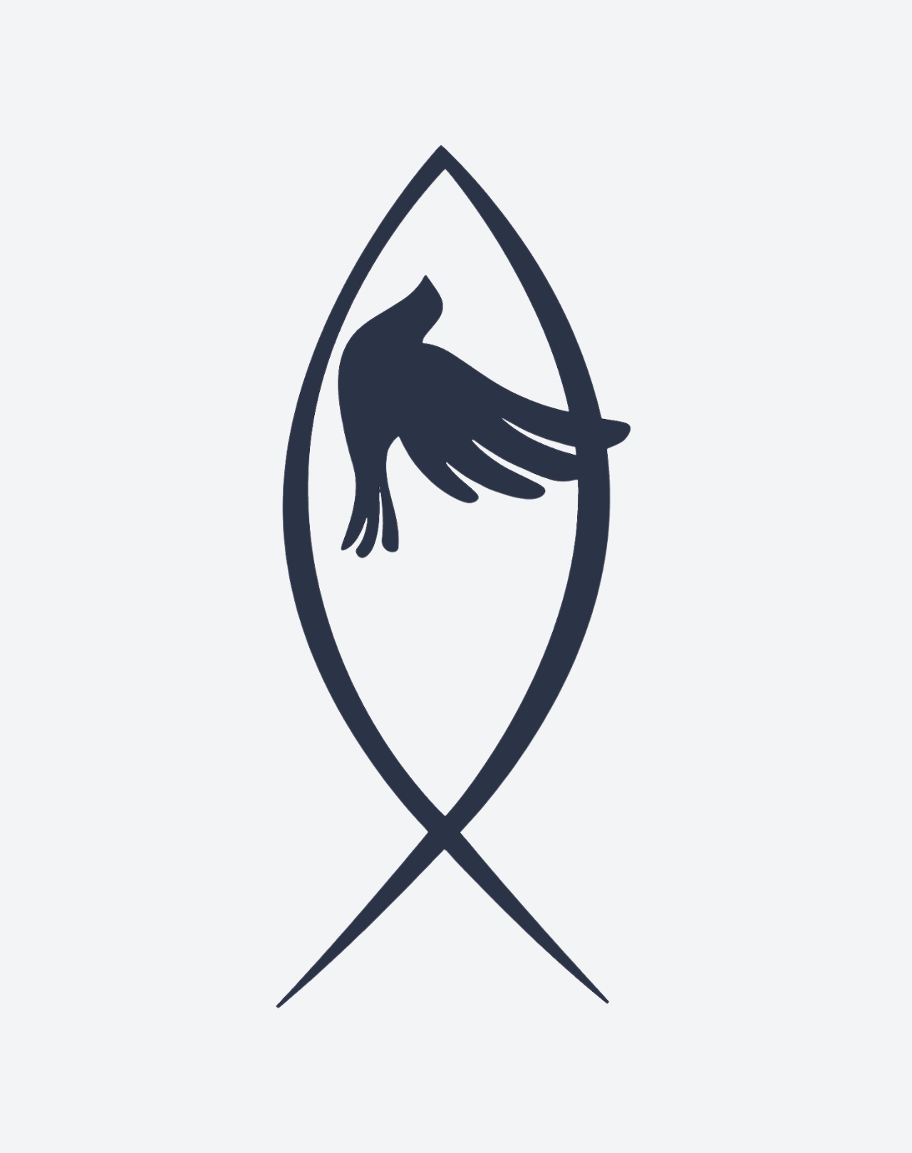 Dove Fish Temporary Tattoo. Lasts 1-2 Weeks. – EZINK™