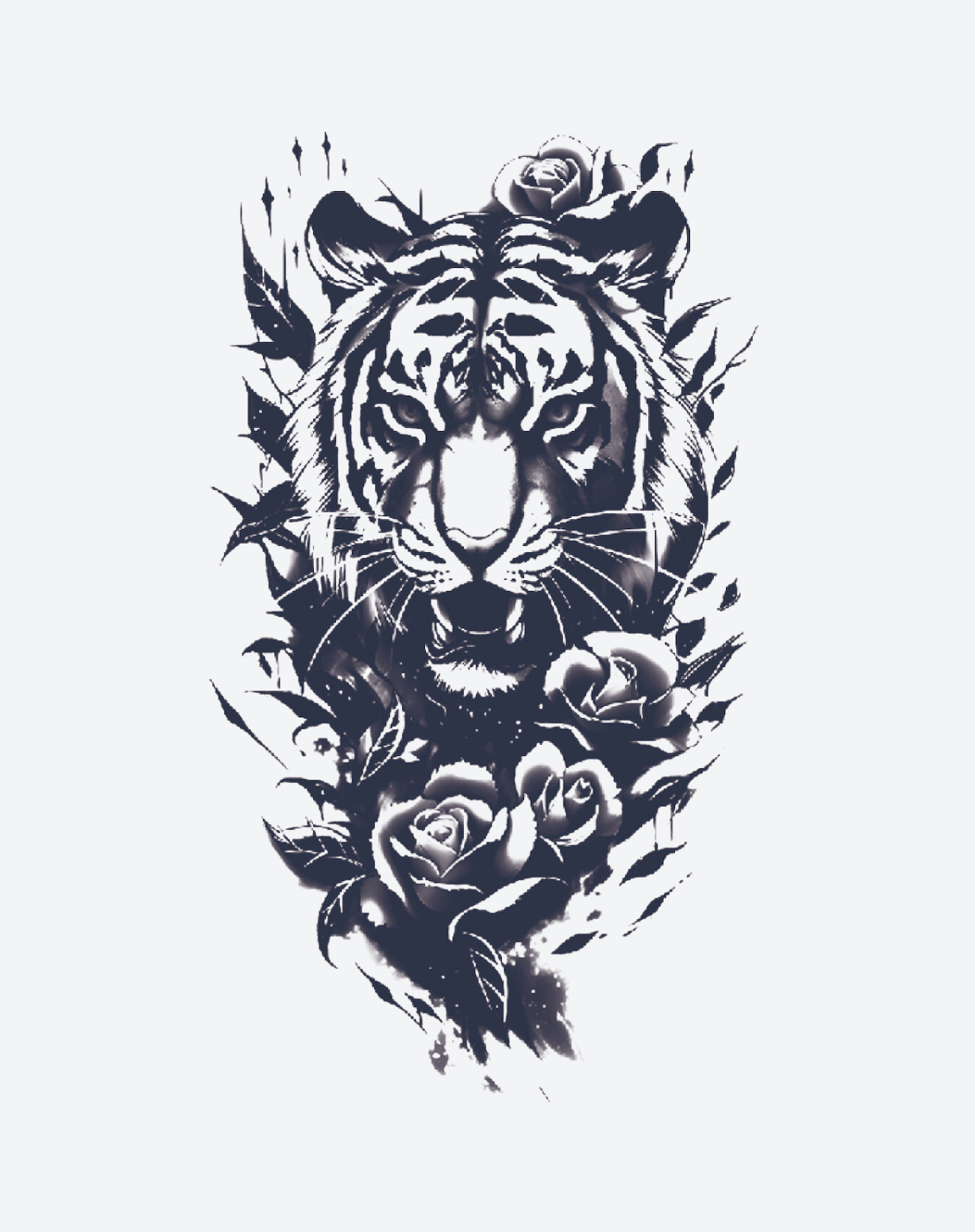 Tiger Tattoo Outline