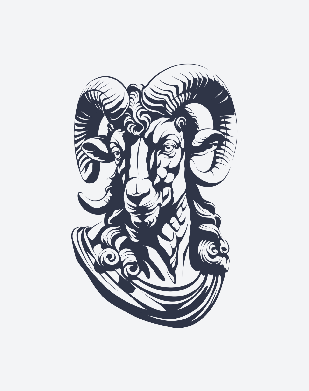 Goatman Temporary Tattoo. Lasts 1-2 Weeks. – EZINK™