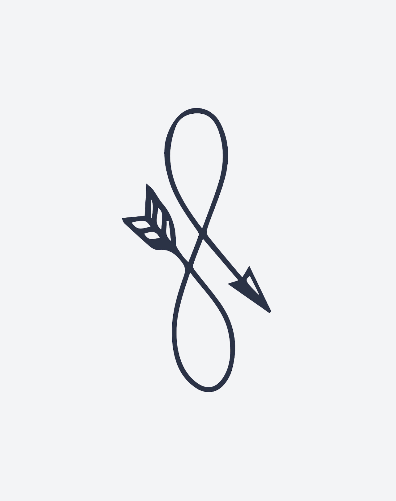 Infinity Arrow Temporary Tattoo. Lasts 1-2 Weeks. – EZINK™