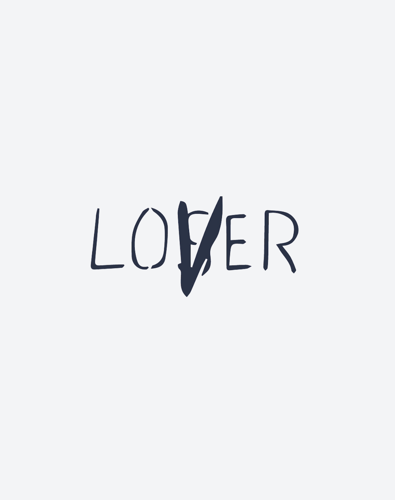 Lover/Loser Temporary Tattoo. Lasts 1-2 Weeks. – EZINK™