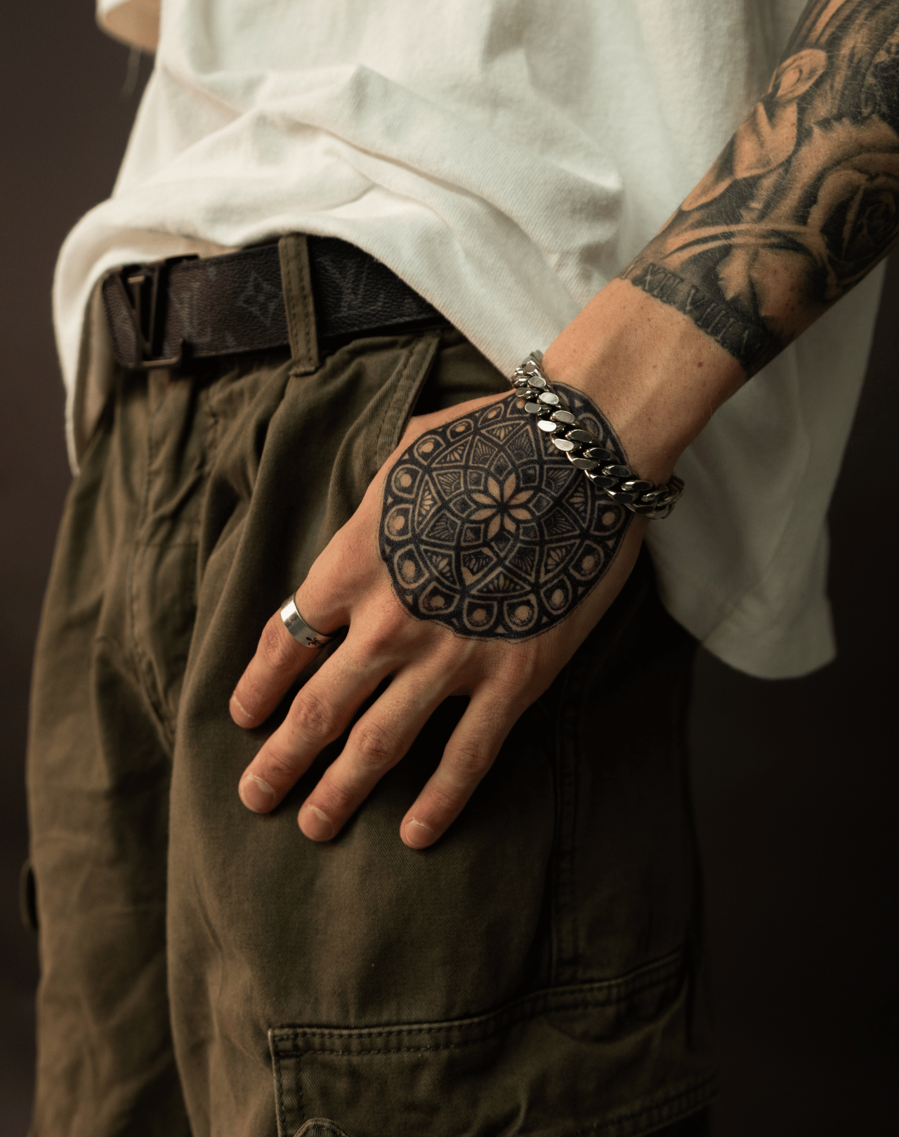 Meditation Mandala Temporary Tattoo. Lasts 1-2 Weeks. – EZINK™