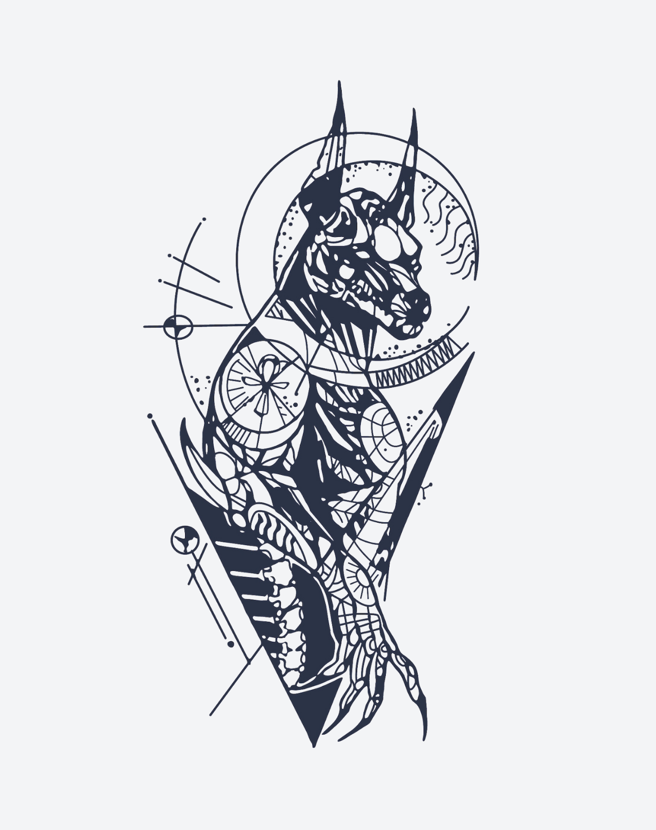 Protector of Graves Temporary Tattoo. Lasts 1-2 Weeks. – EZINK™