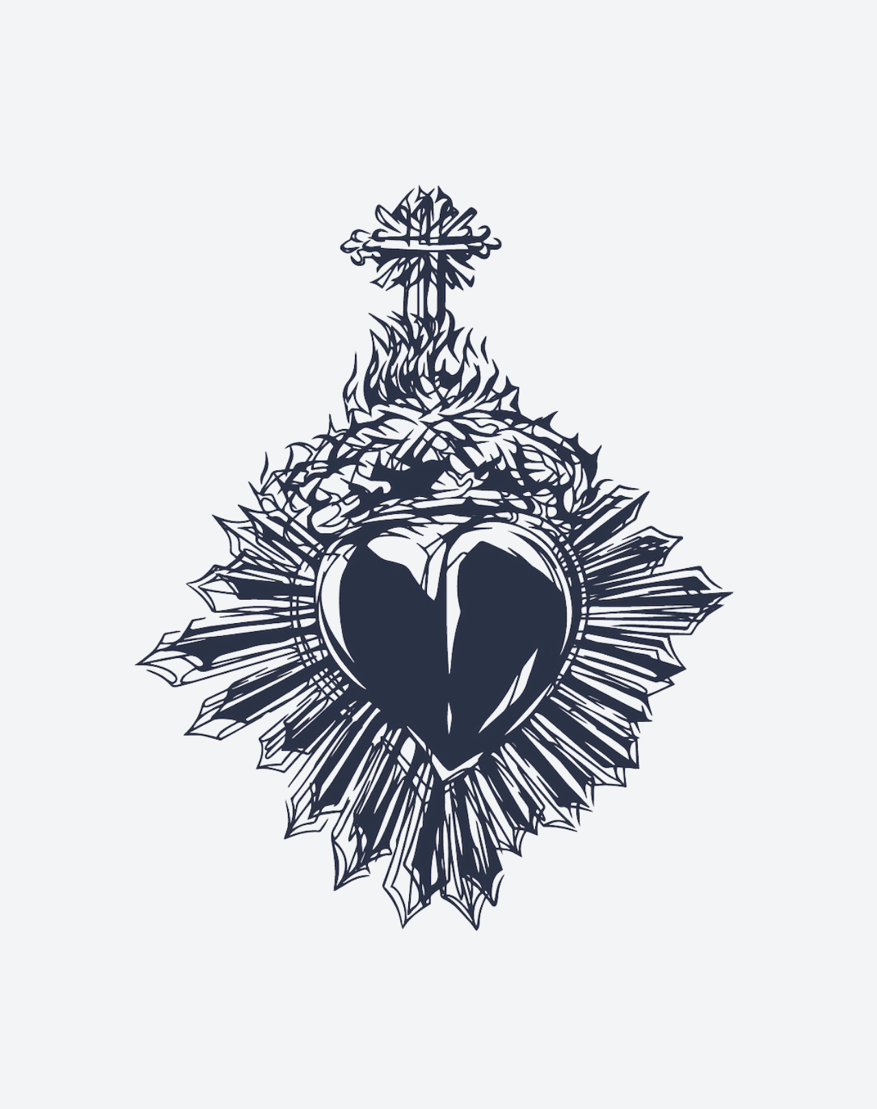 Sacred Heart Symbol Tattoos