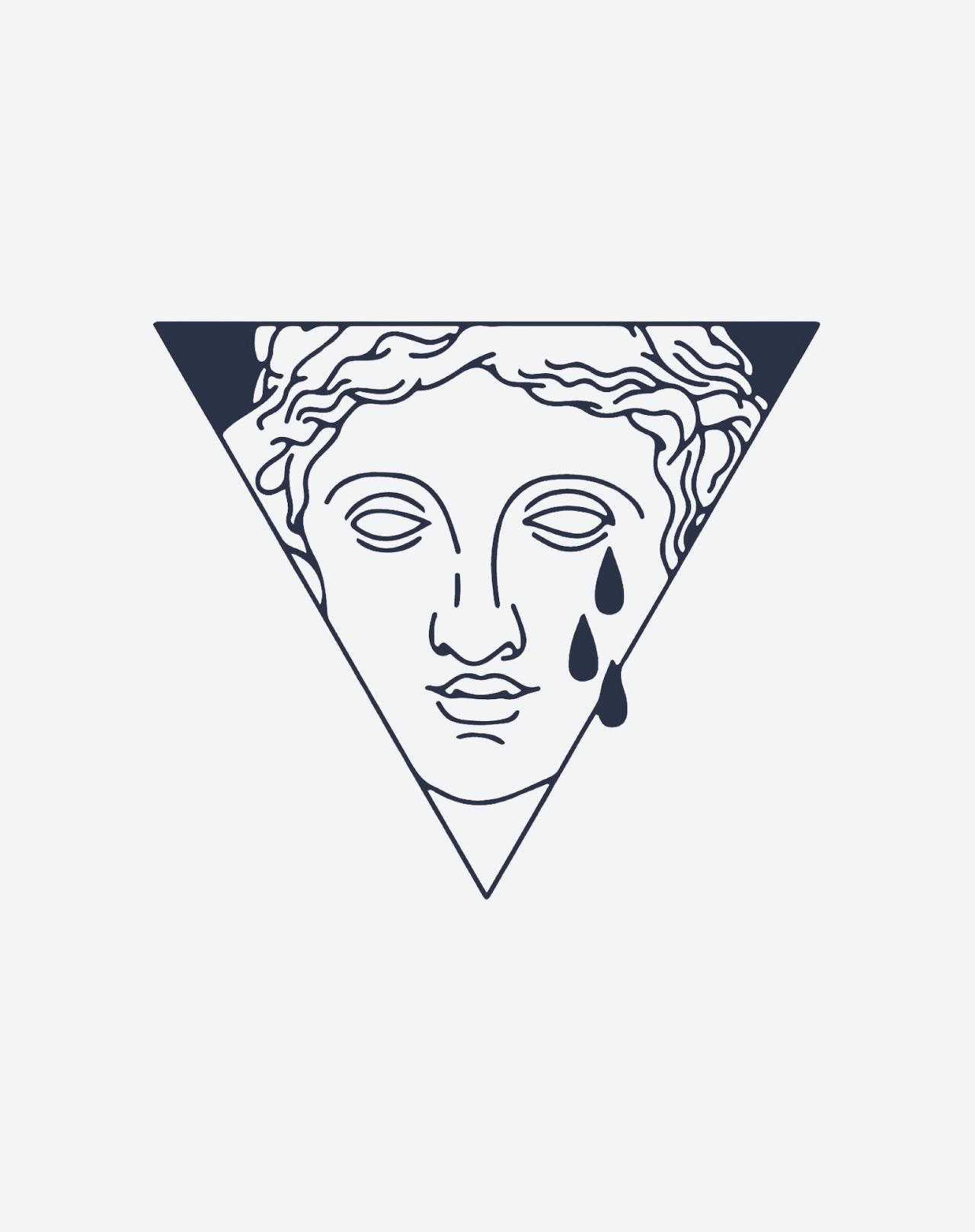 Sad Roman Temporary Tattoo. Lasts 1-2 Weeks. – EZINK™