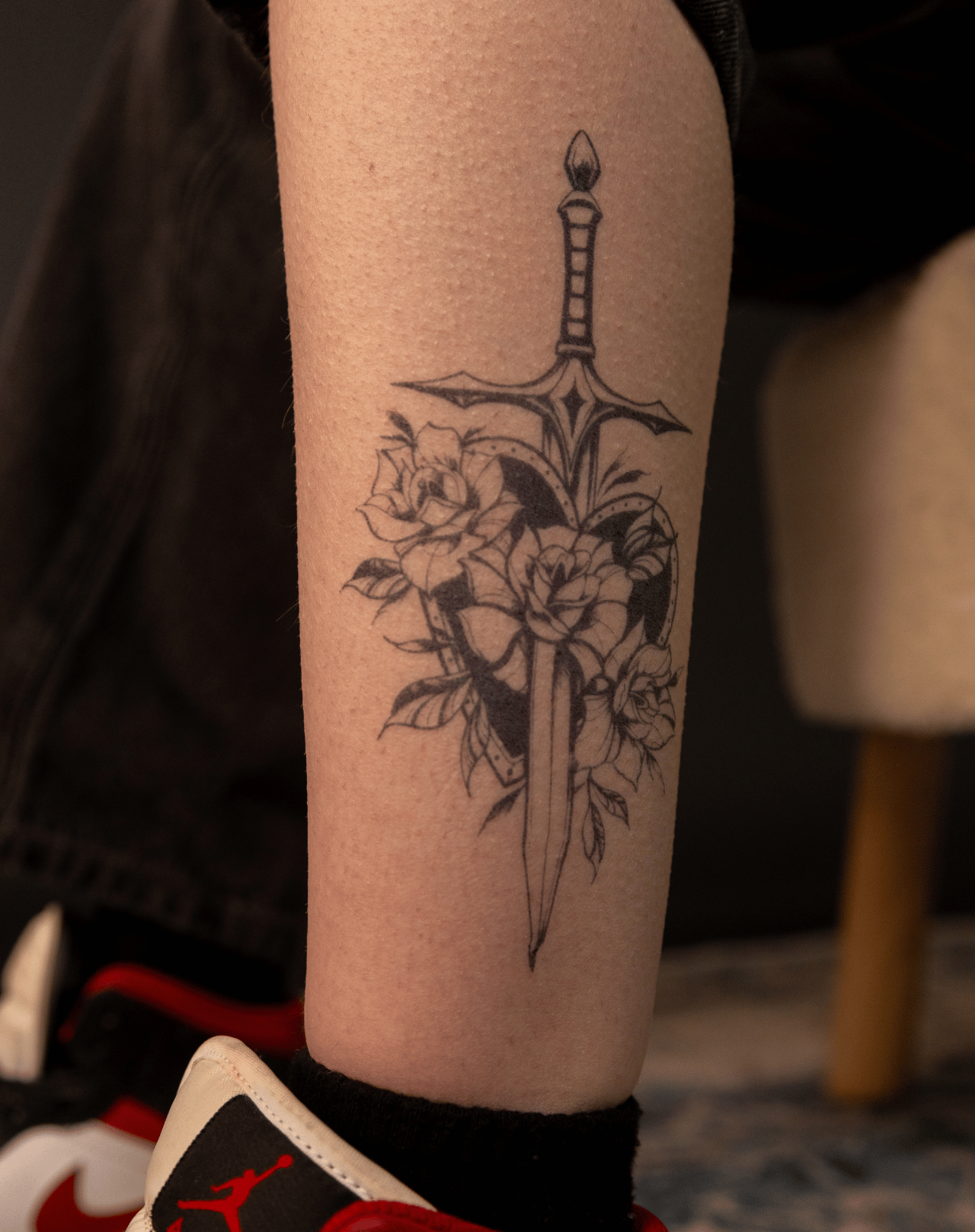 Detailed Dagger Tattoos Powerless Inspired Tattoo 🗡🖤 THANK YOU