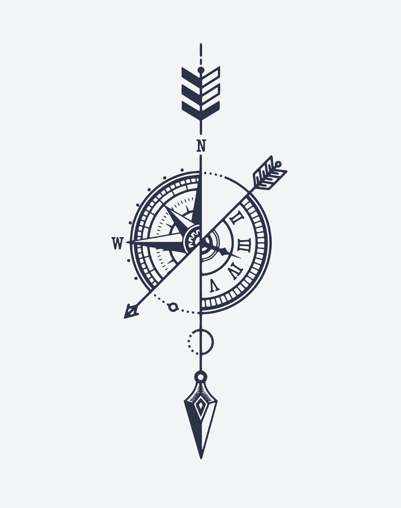 Travel Arrow Tattoos Tattoo Moments Inspiring Quote Temporary Tattoo