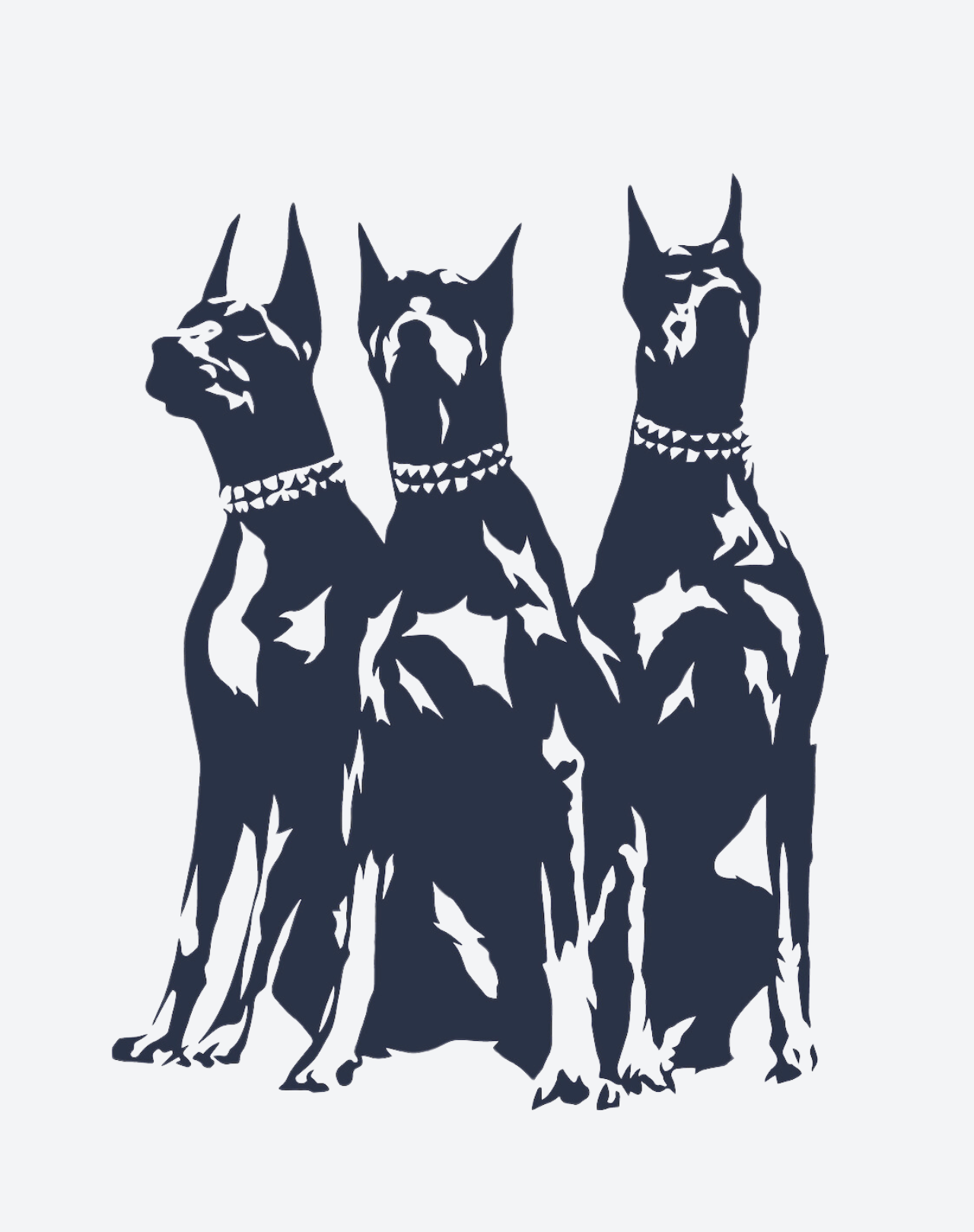 Modern Cerebus Temporary Tattoo Lasts 1-2 Weeks – EZINK™